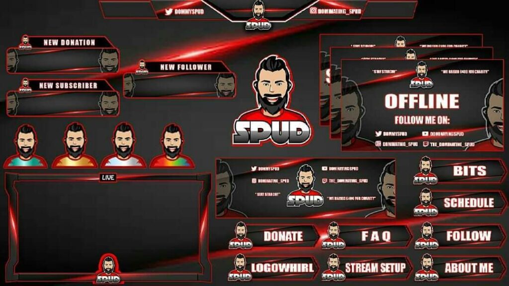 Twitch Design Package - LogoWhirl