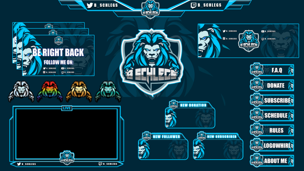 Twitch Design Package - LogoWhirl